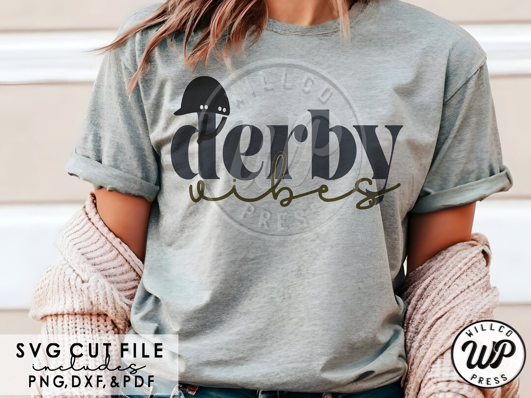 Derby Vibes Svg, Kentucky Png, Dtf Transfer Image, Svg Files for Cricut ...