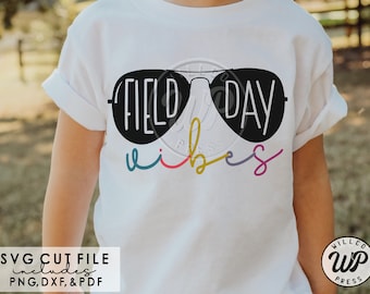 Field Day Vibes Svg, Field Day Svg, Png, Dxf, Cricut Cut File, Teacher ...