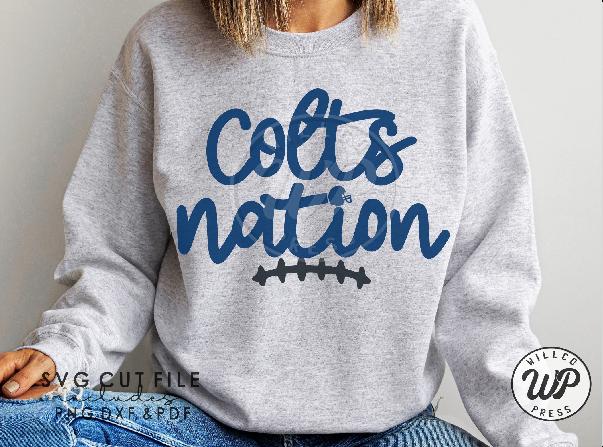 Colts Nation Svg Colts Football Png Dxf Svg Files for - Etsy