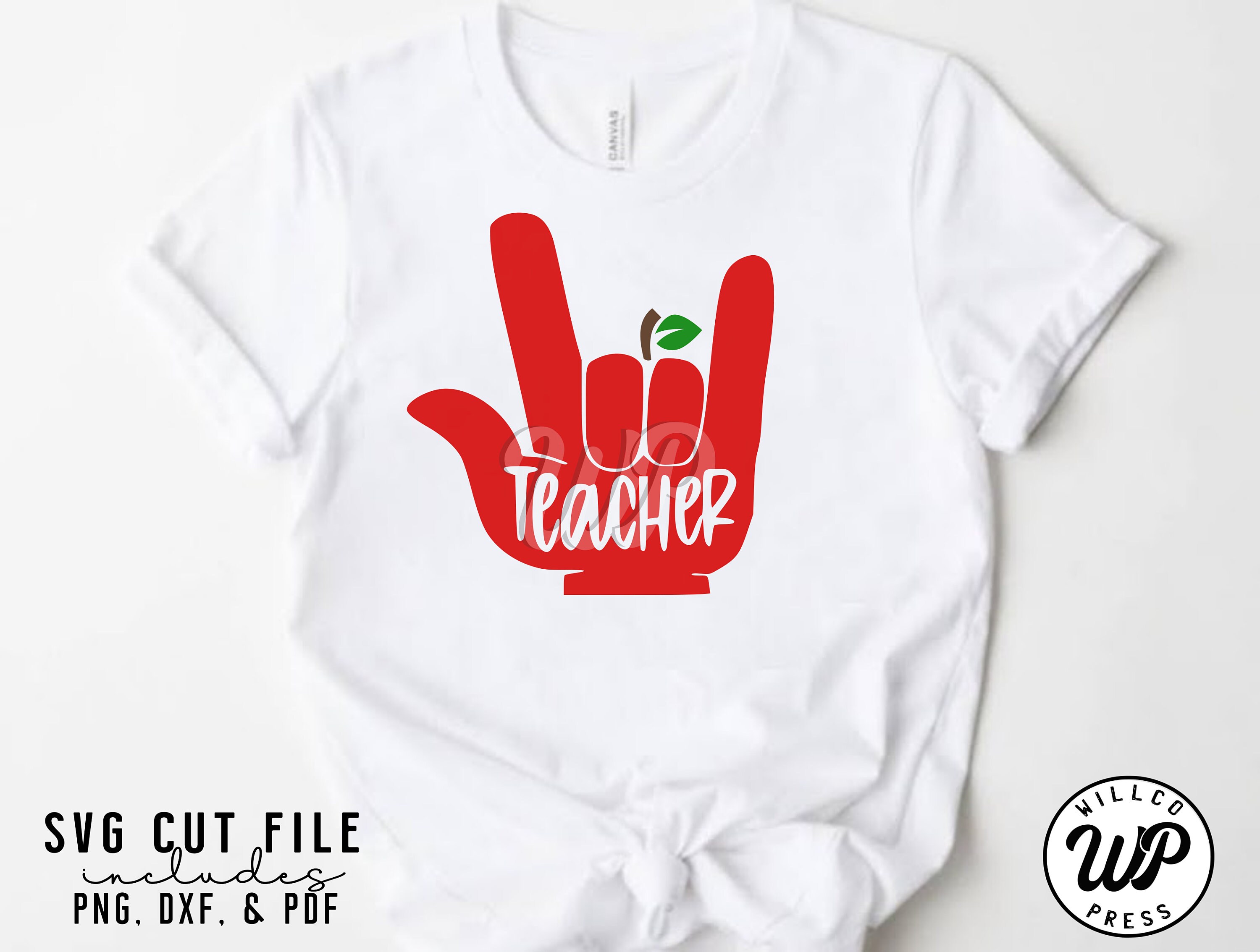 Teacher Svg, Love Svg, Sign Language, Appreciation Week, Png, Dxf, Svg ...