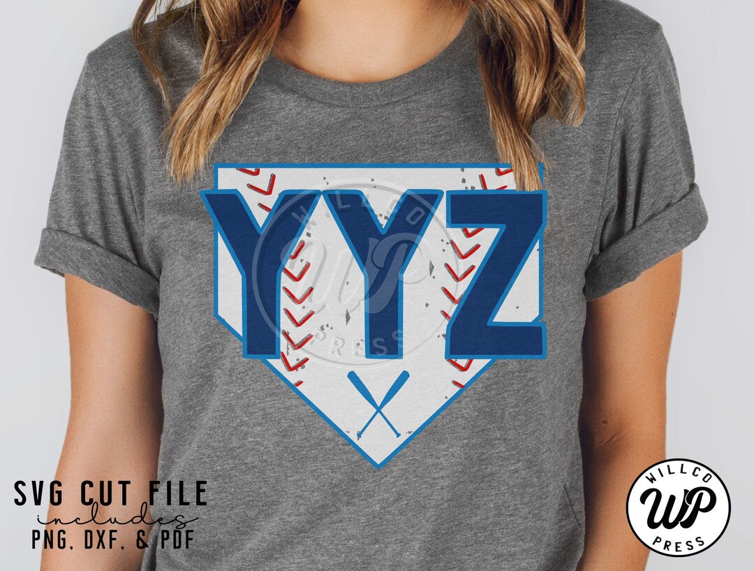 YYZ Baseball Svg, Toronto Svg, Airport Code, Grunge Distressed, Png ...