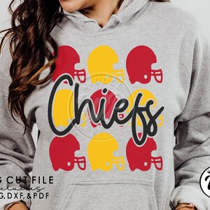 Chiefs Football Svg, Png, Dxf, Svg Files for Cricut, , Vinyl Cut File ...