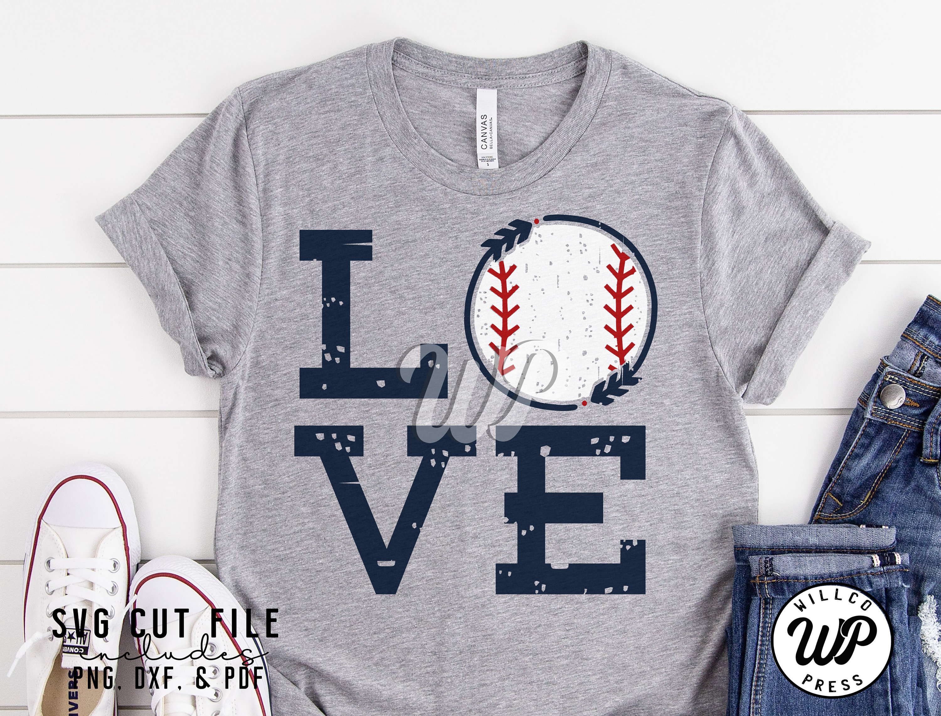 Love Baseball Svg Baseball Svg Cut File Distressed Svg - Etsy
