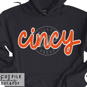 Cincy Script Svg, Cincinnati Svgs, Sublimination, Svg Files for Cricut ...
