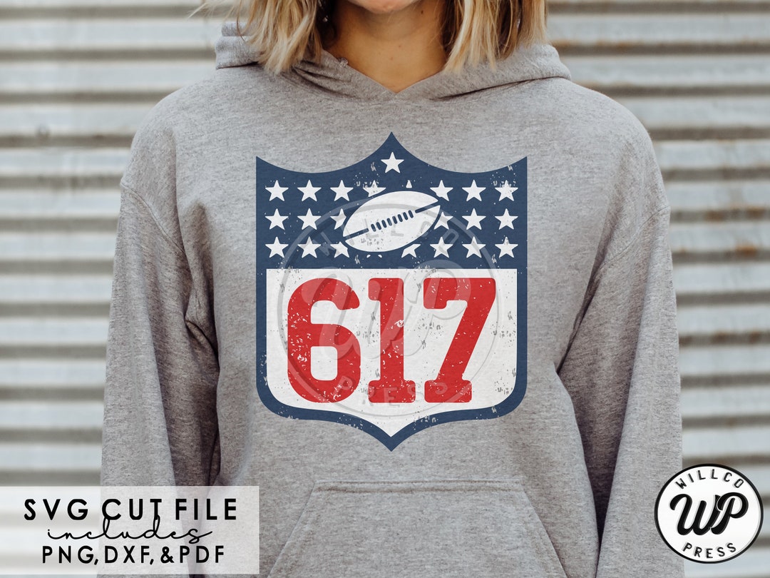 617 Football Png, Boston Area Code, Svg Files for Cricut, 300 Dpi, Dtf ...