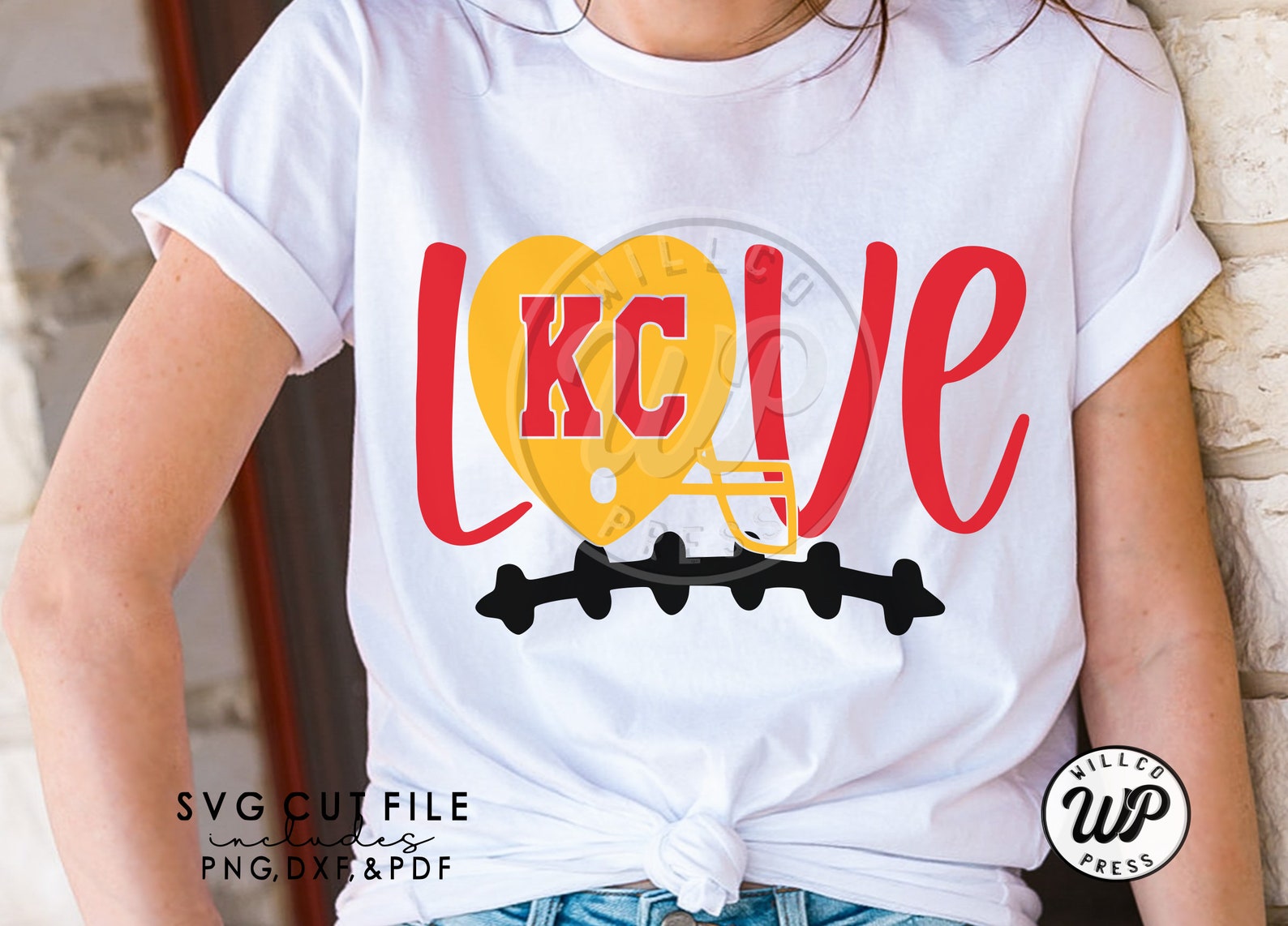 Love Kansas City, Football Svg, Heart Helmet, Png, Dxf, Svg Files for ...