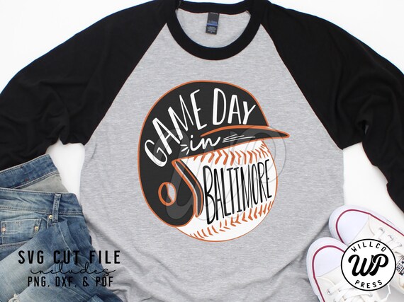 Game Day Svg Baltimore Baseball Png Dxf Svg Files for - Etsy