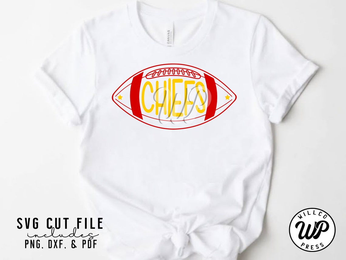 Chiefs Football Svg, Png, Dxf, Svg Files for Cricut, , Vinyl Cut File ...