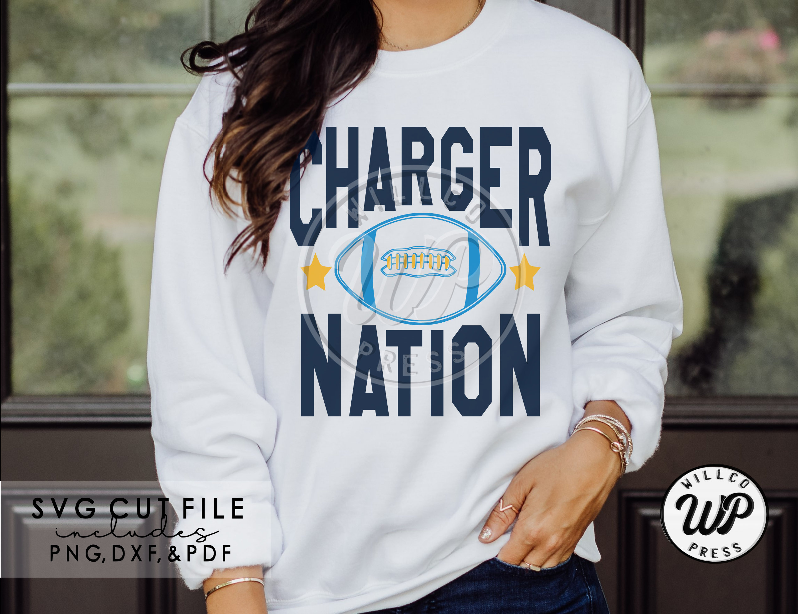 Charger Nation Svg Chargers Football School Team Mascots - Etsy