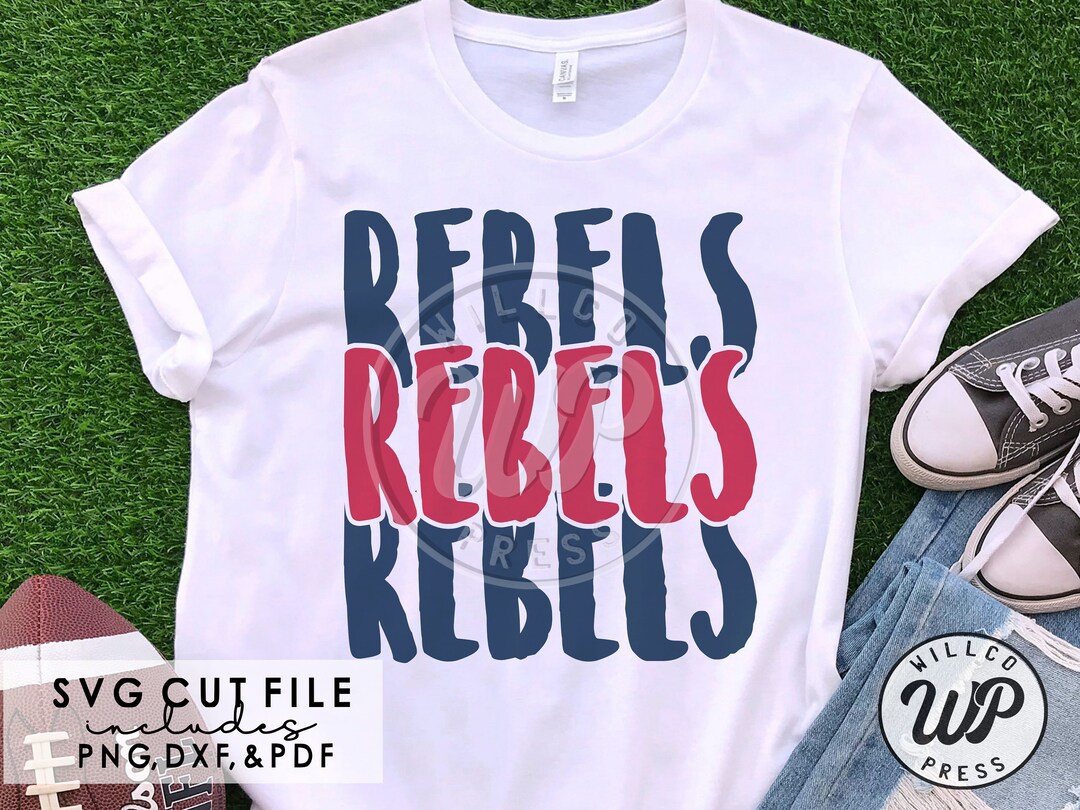 Rebels Png, School Mascot Svg, Dtf Image, Digital Download ...