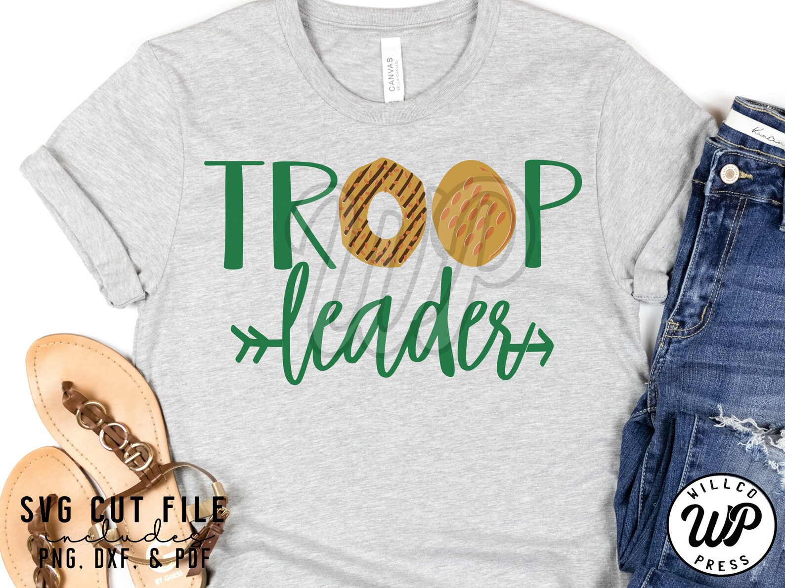 Troop Leader Svg Cookie Season Png Dxf Svg Files for | Etsy