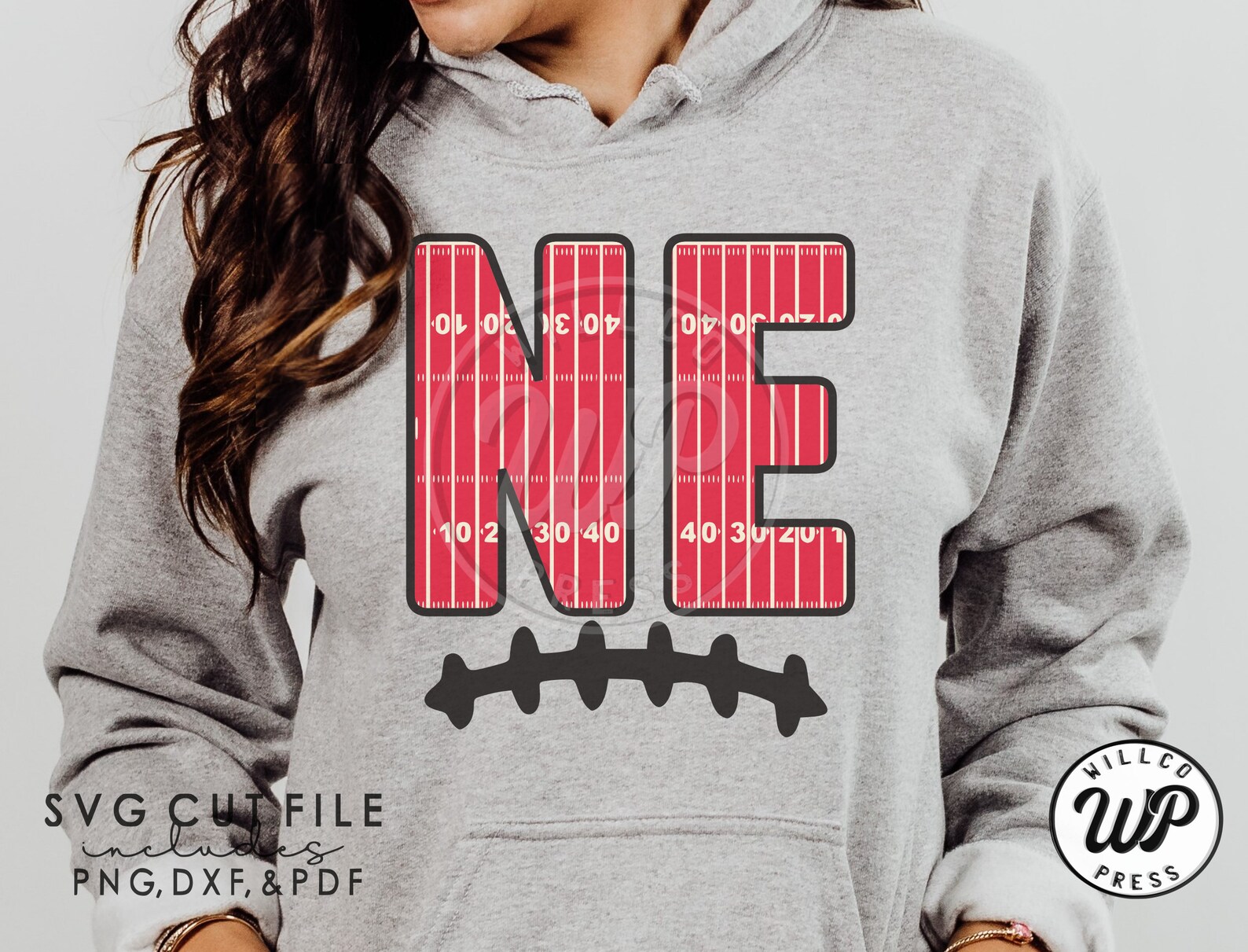 NE Football Svg Nebraska Initials Png Dxf Svg Files for - Etsy