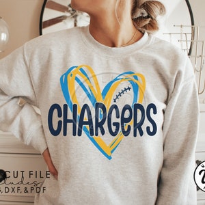 Chargers Svg, Football Svg, Png, Dxf, Svg Files for Cricut, Vinyl Cut ...