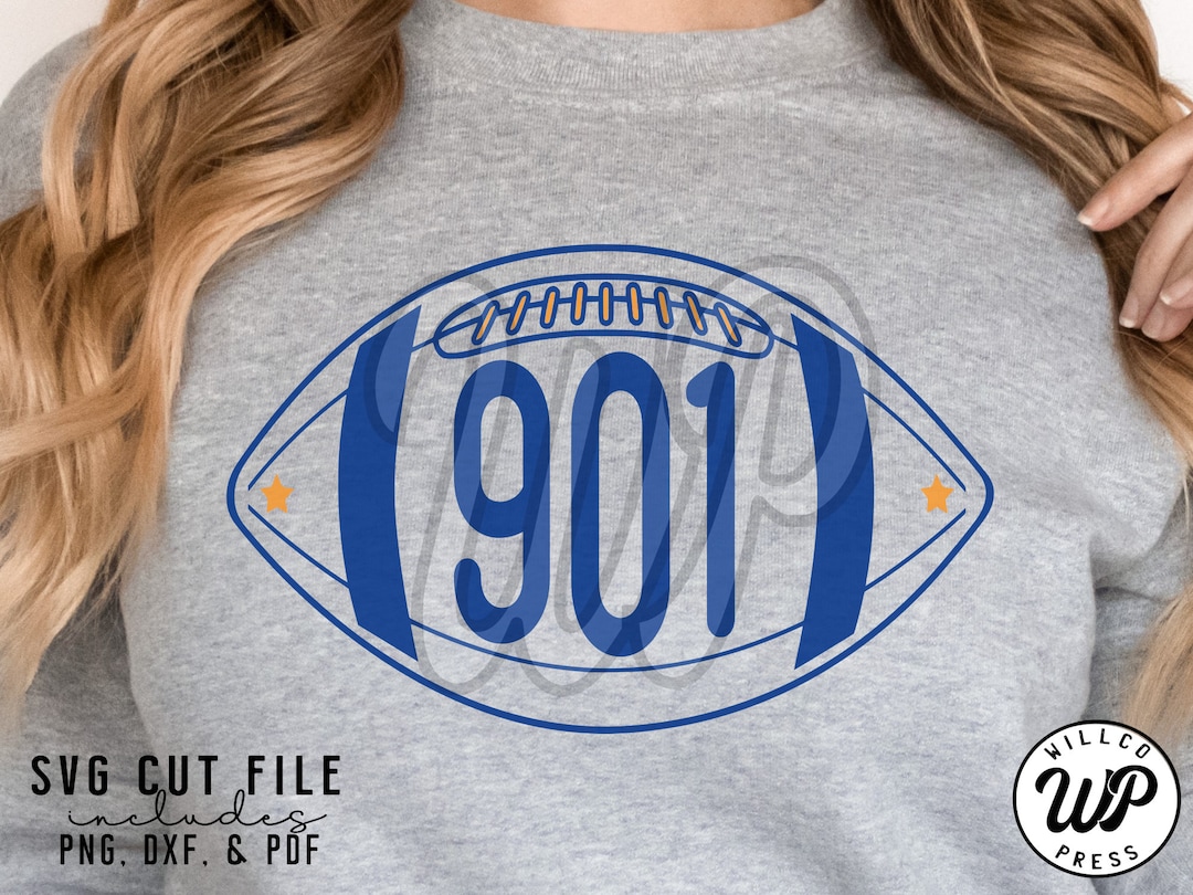 901 Football Svg, Memphis, Png, Dxf, Svg Files for Cricut, Vinyl Cut ...
