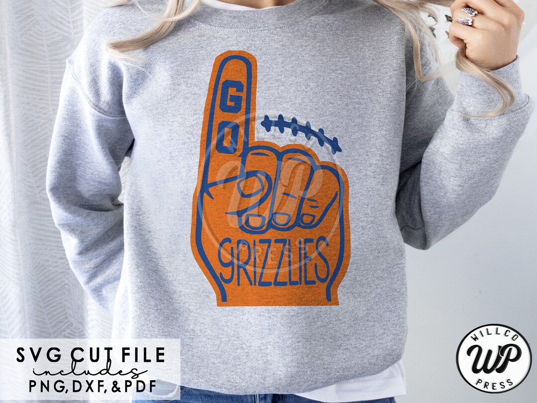 Go Grizzlies Svg, Grizzlies Football, Fan Foam Finger, Dxf, Png, Svg ...