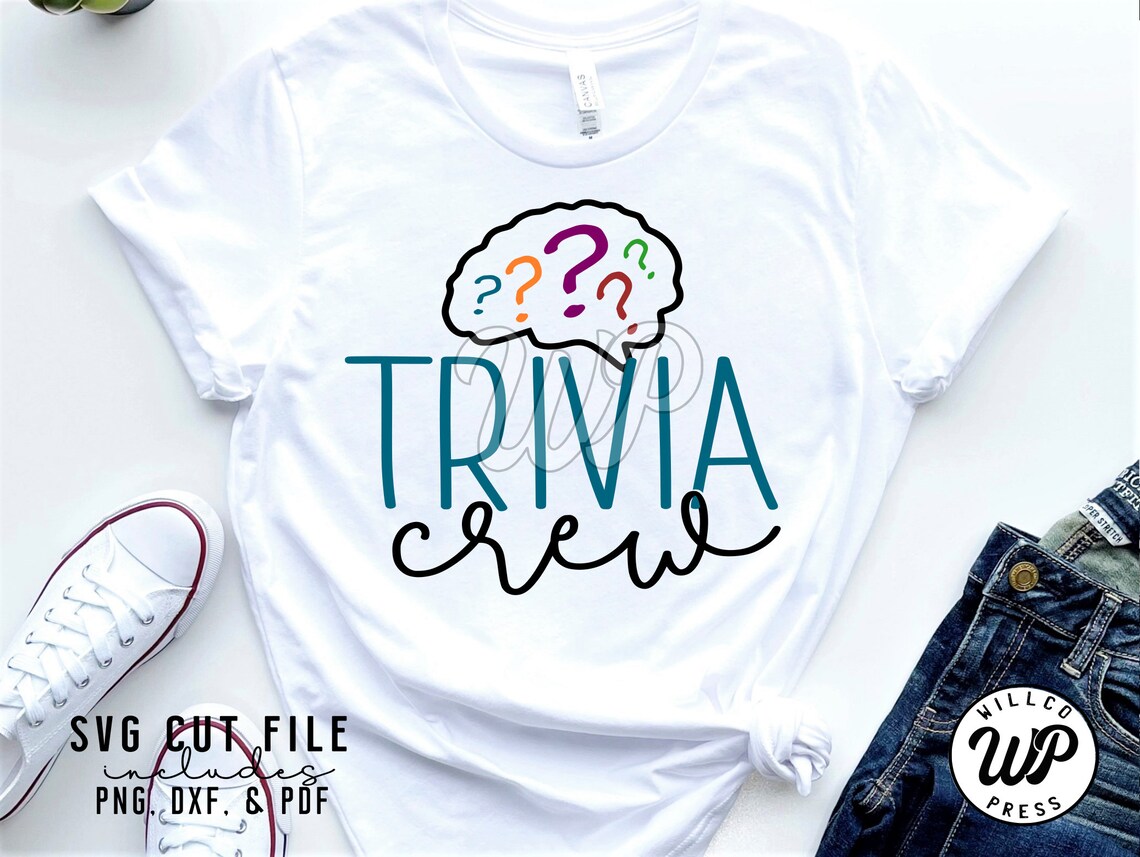 Trivia Crew Svg Trivia Night Svg Game Night Png Dxf Svg - Etsy