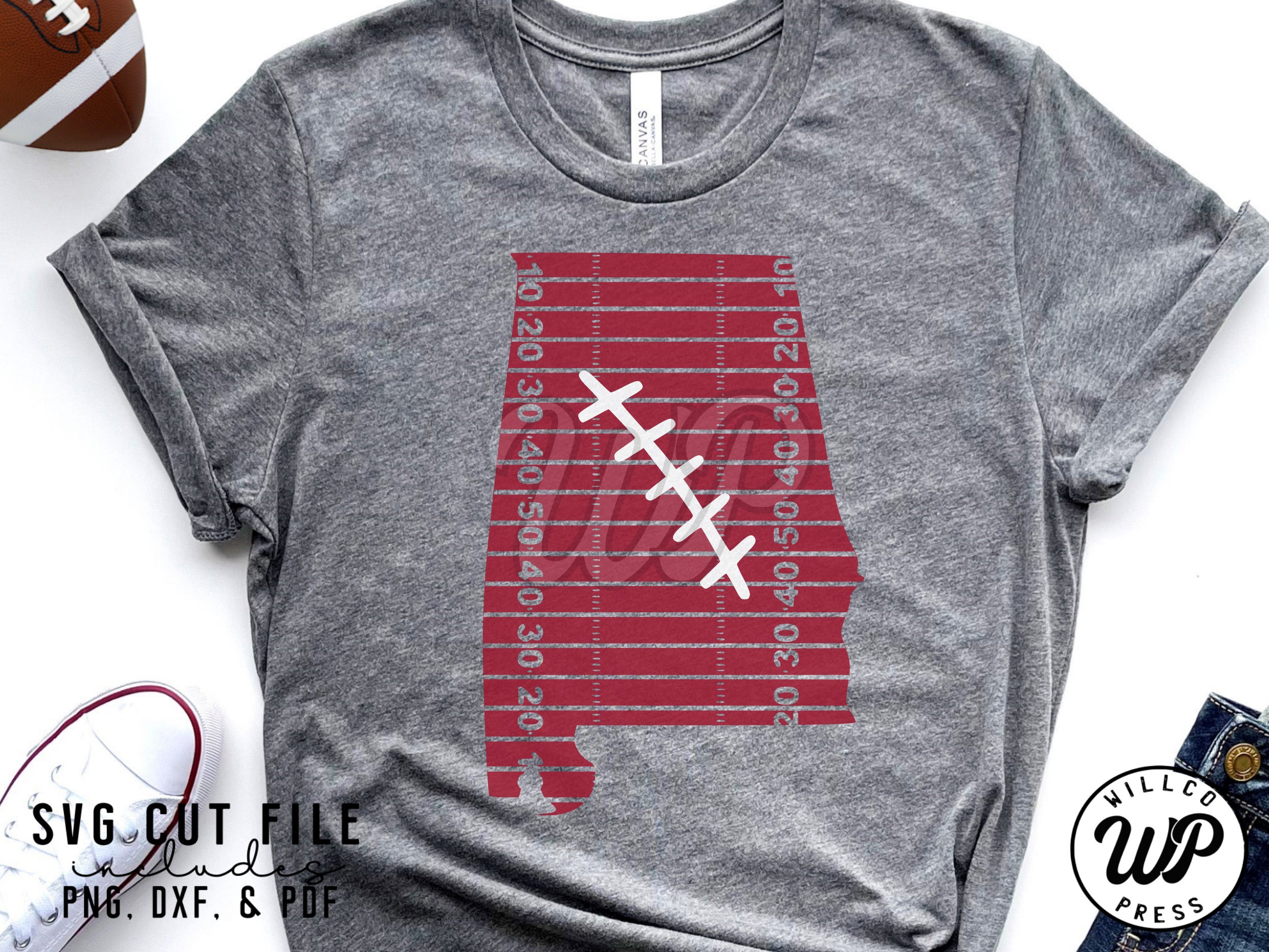 Alabama Football SVG Files for Cricut State Outline Vinyl - Etsy