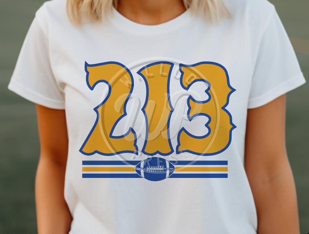 213 Football Png, Los Angeles Svg, 300 Dpi Clipart, LA Area Code, Dtf ...
