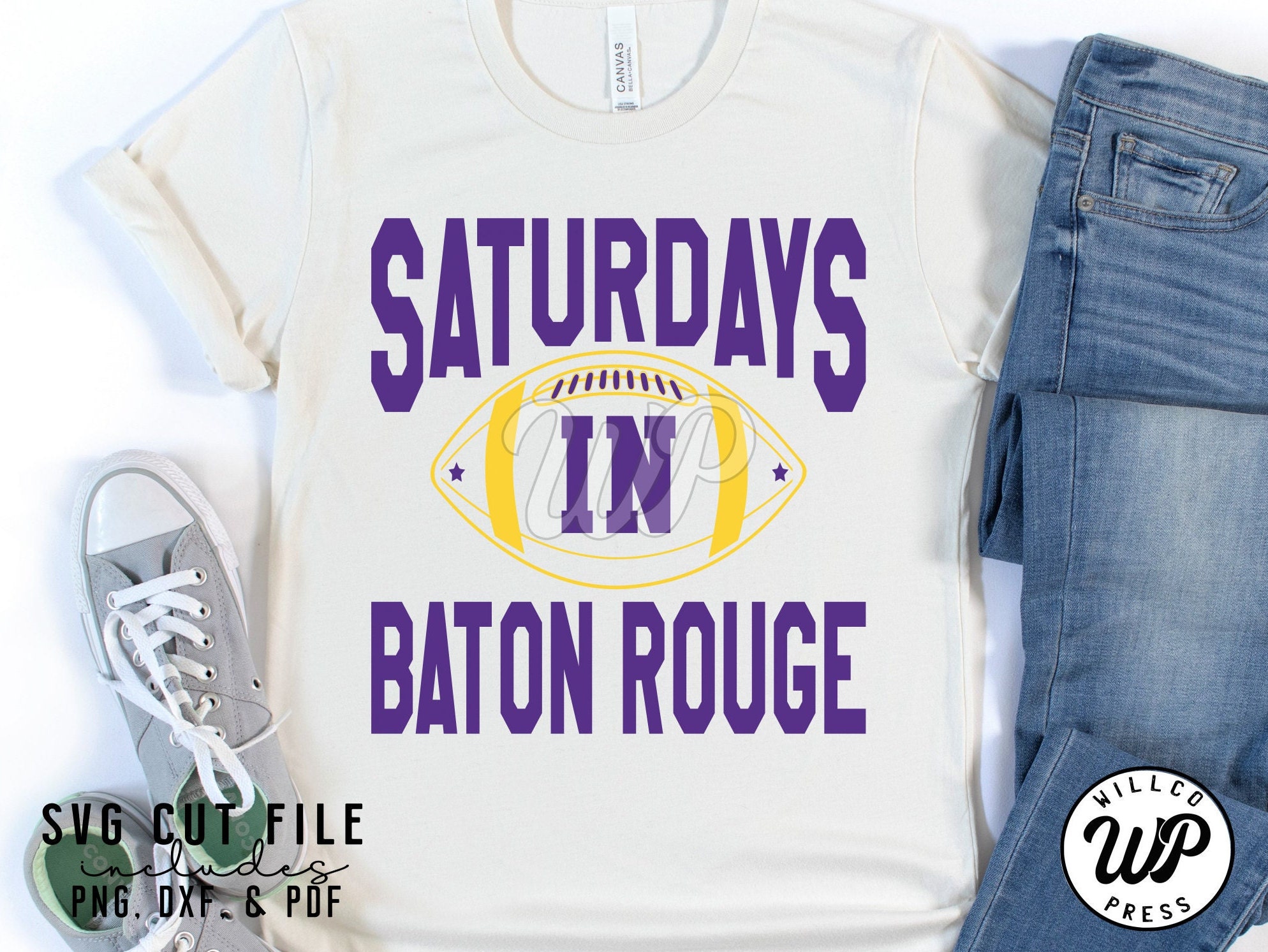 Saturdays in Baton Rouge Svg Louisiana Svg Football Png - Etsy