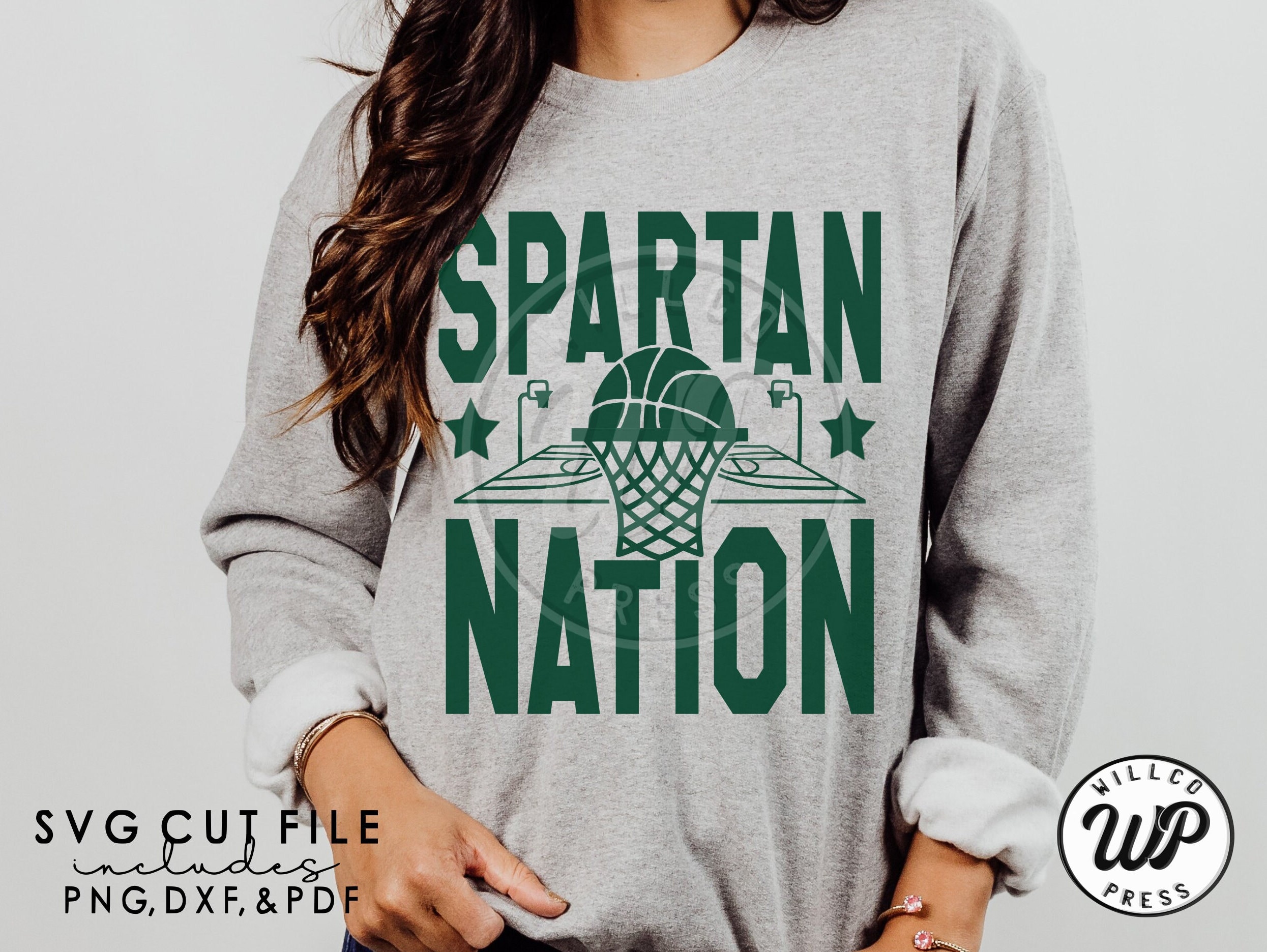 Spartan Nation Svg Spartans Basketball Retro Design Png - Etsy