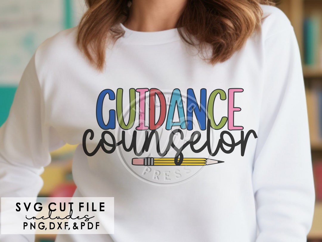 Guidance Counselor Png, SVG Files for Cricut, Digital Download, Clipart ...