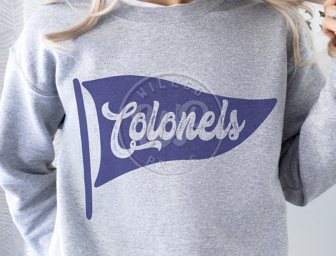 Colonels Pennant Png, Team Flag Svg, Vintage Football Svg, Digital ...