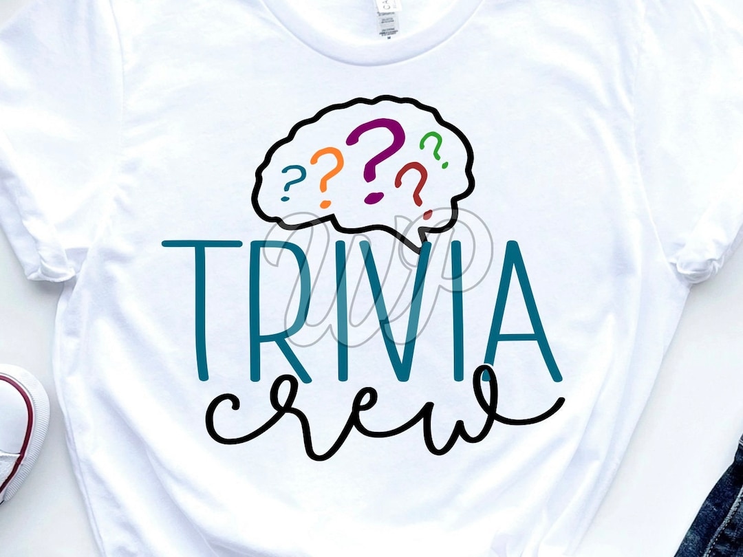 Trivia Crew Svg, Trivia Night Svg, Game Night, Png, Dxf, Svg Files for ...
