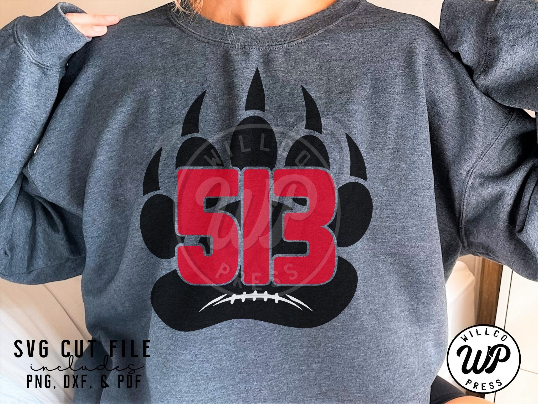 513 Cincinnati Football Svg Png Dxf Svg Files for Cricut - Etsy