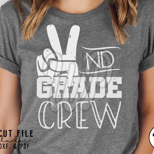 Second Grade Crew Svg Dxf Eps Png Second Grader Svg 2nd - Etsy