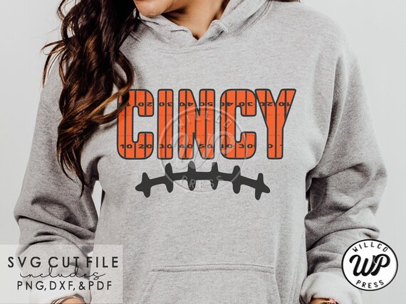 Cincy Football Svg Cincinnati Field Png Dxf Svg Files for - Etsy