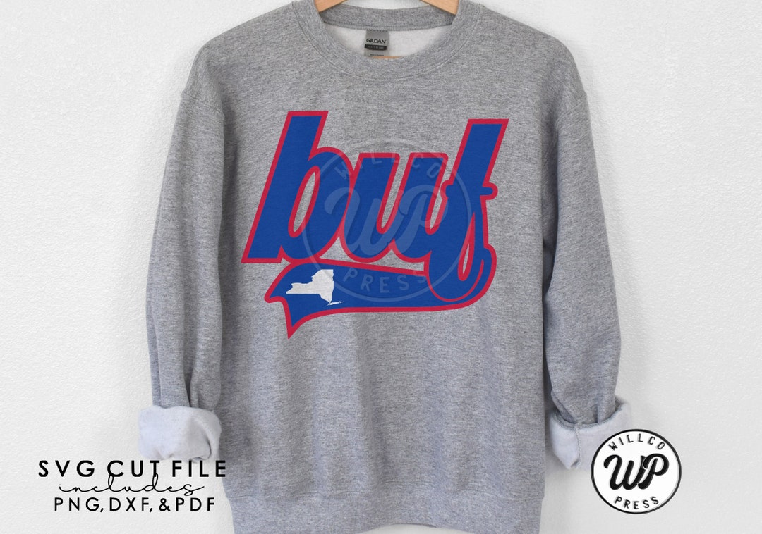 BUF Airport Code, Buffalo Retro Svg, Png, Dxf, Svg Files for Cricut ...