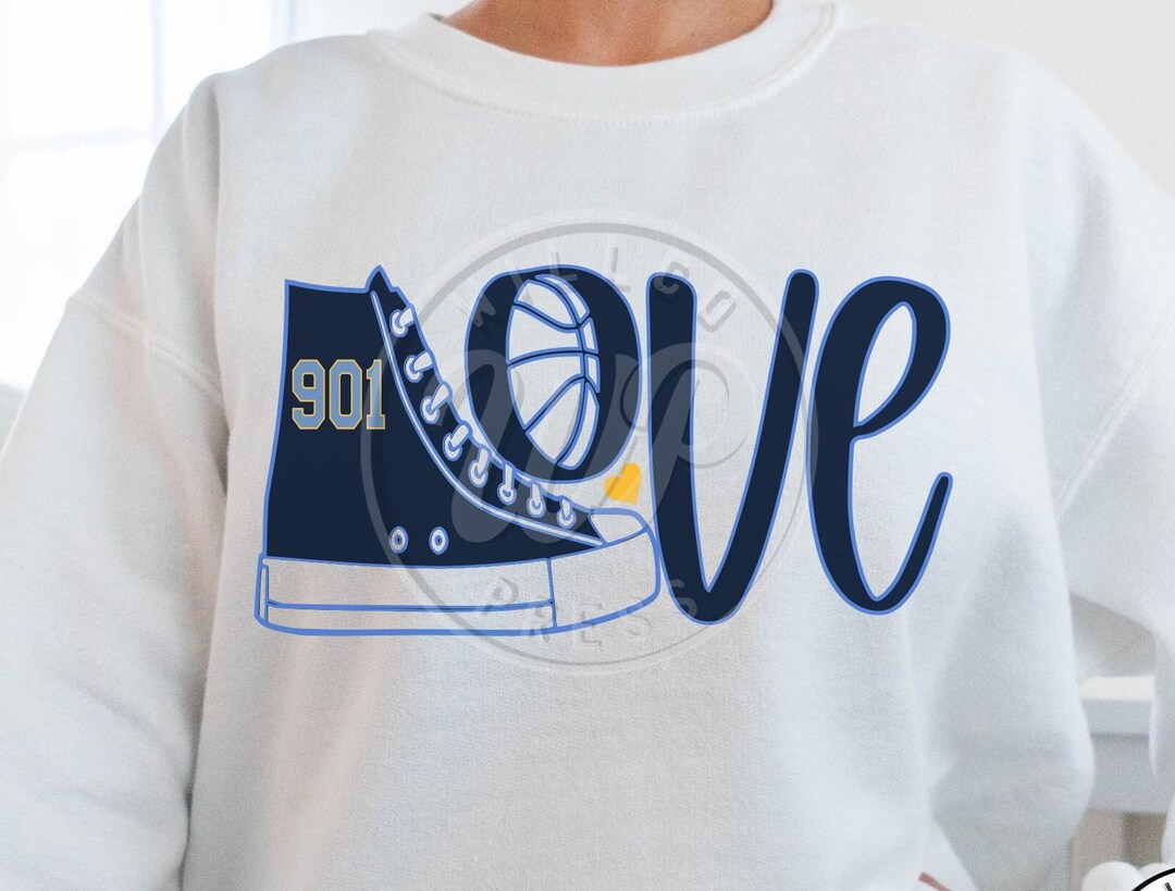 Love Memphis Svg, Basketball Svg, 901 Area Code, Retro Sneaker, Png ...