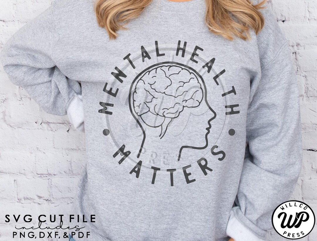Mental Health Matters, Awareness Svg, Png, Dxf, Svg Files for Cricut ...