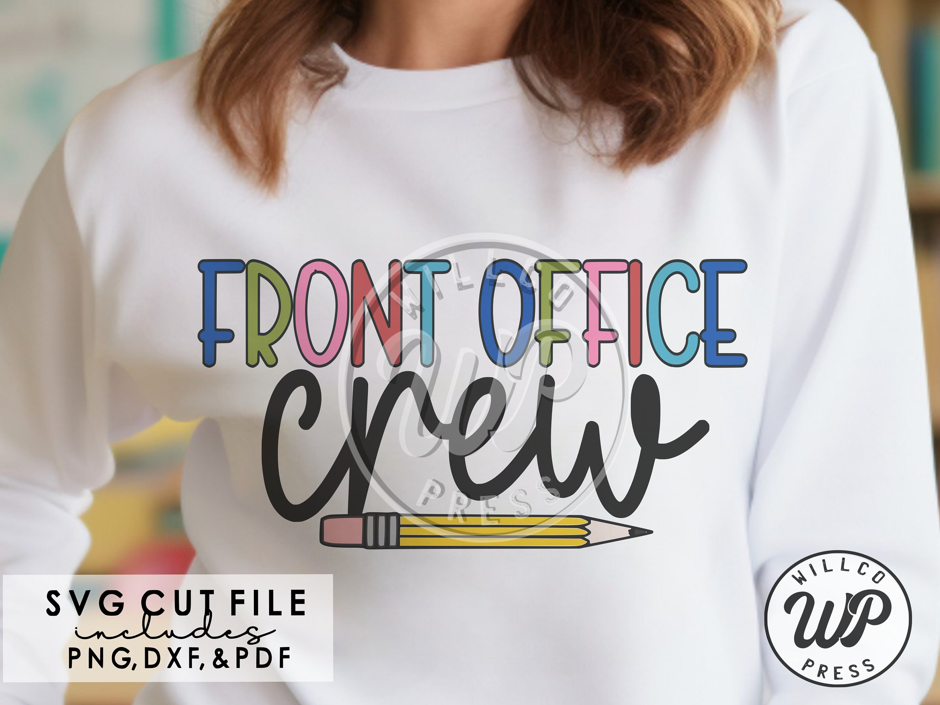Front Office Crew Png, SVG Files for Cricut, Digital Download, School ...
