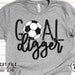 Goal Digger Svg, Soccer Svg, Png, Dxf, Svg Files for Cricut ...