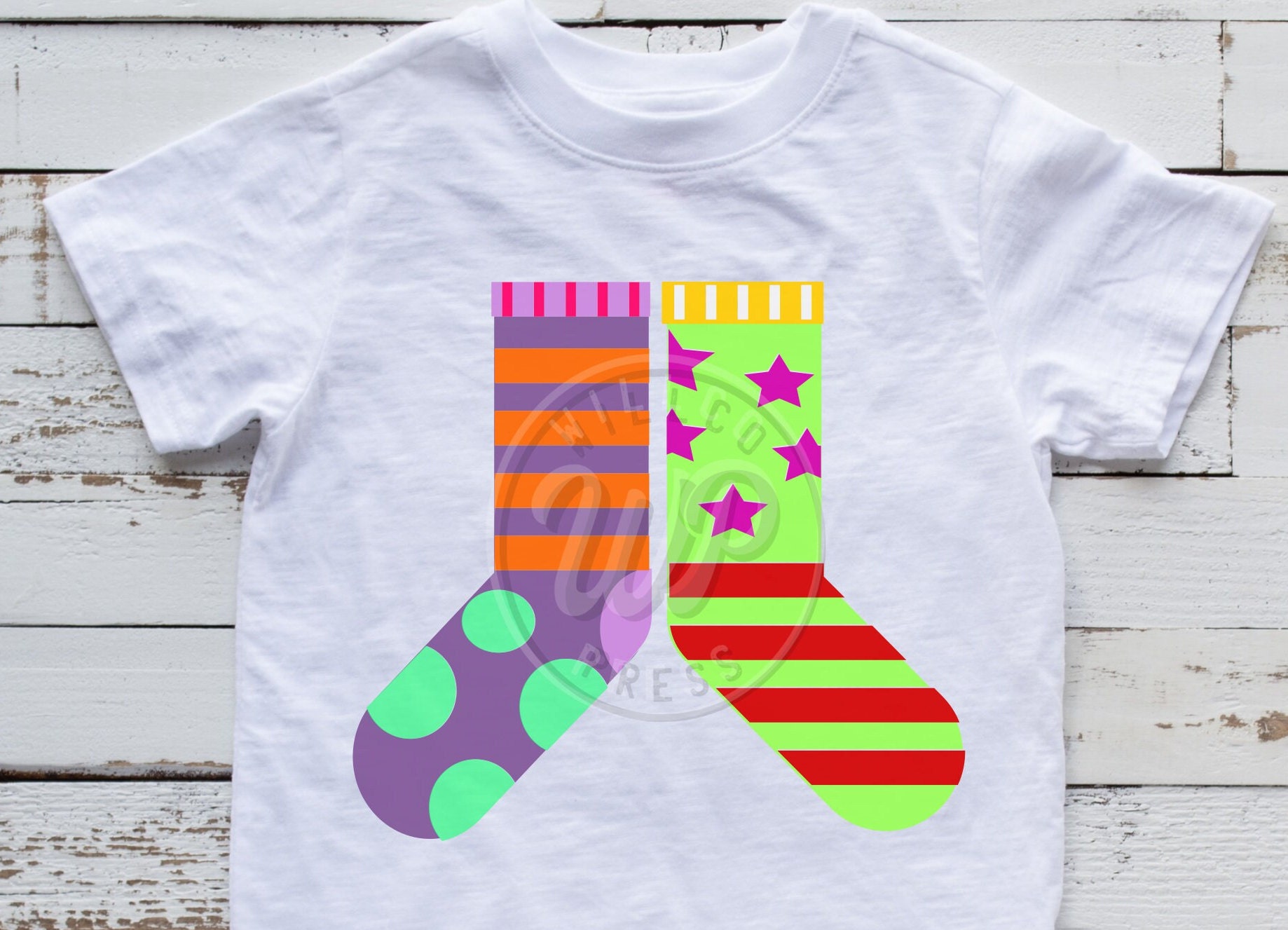 Wacky Socks Svg Crazy Socks Svg Spirit Week Svg Spirit Week | Etsy