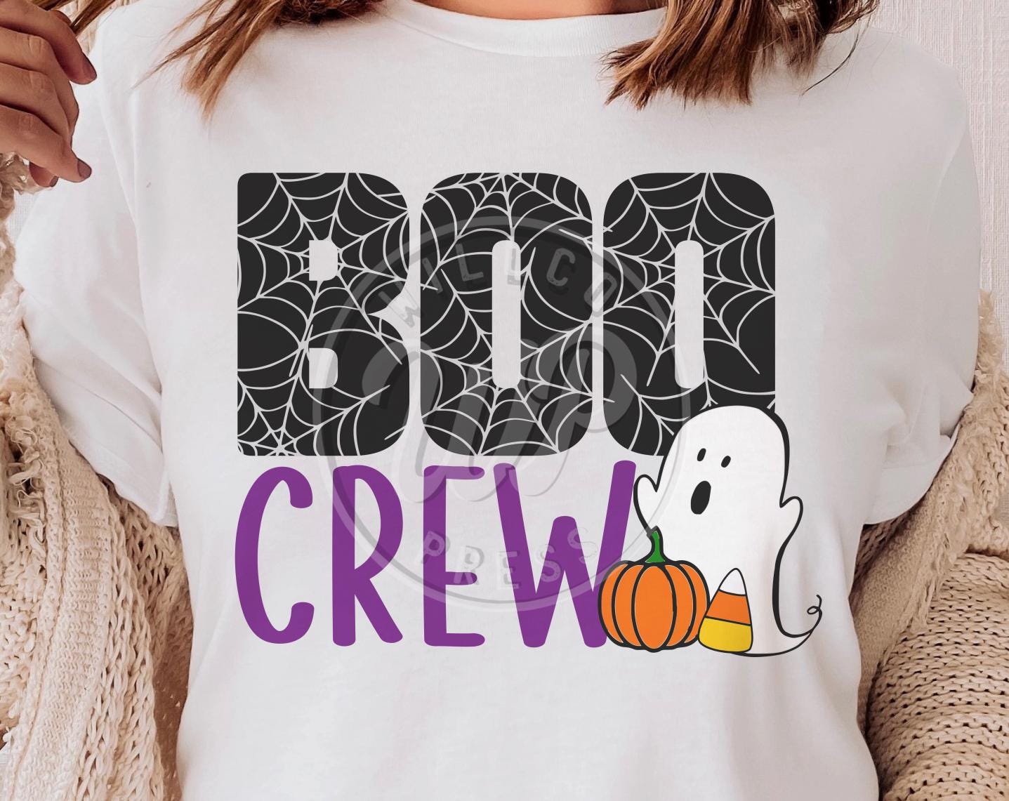 Boo Crew Png, Halloween Svg, Teacher Shirts, Dtf Transfer Image ...