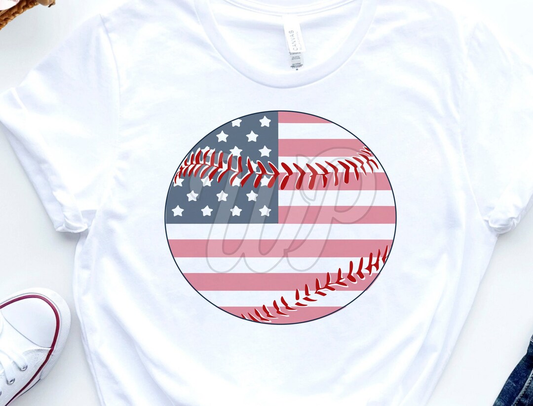 America Baseball Svg, American Flag, Baseball, Png, Dxf, Svg Files for ...