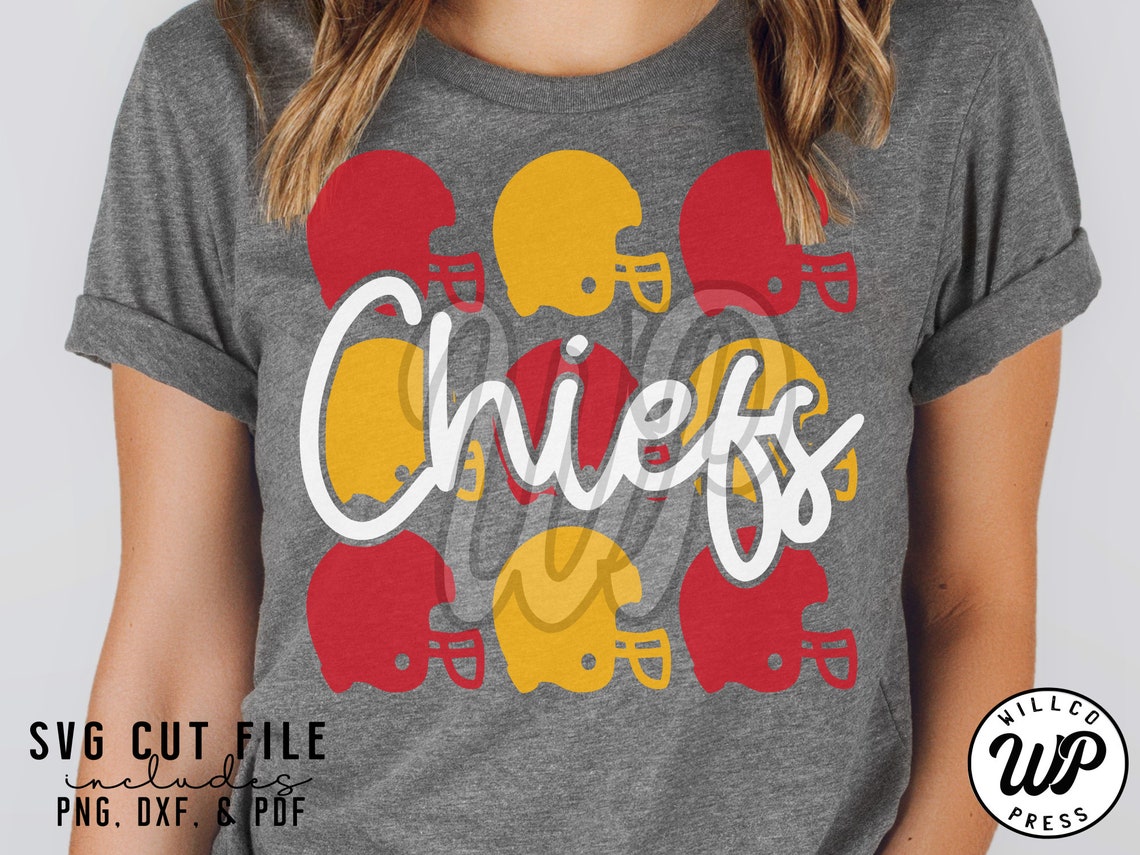 Chiefs Football Svg, Png, Dxf, Svg Files for Cricut, , Vinyl Cut File ...