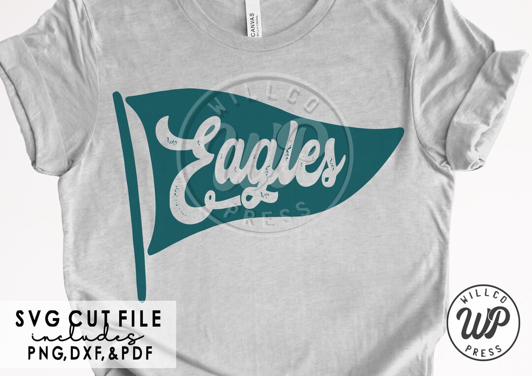Adler Wimpel svg Team Flagge svg Vintage Fußball svg - Etsy.de