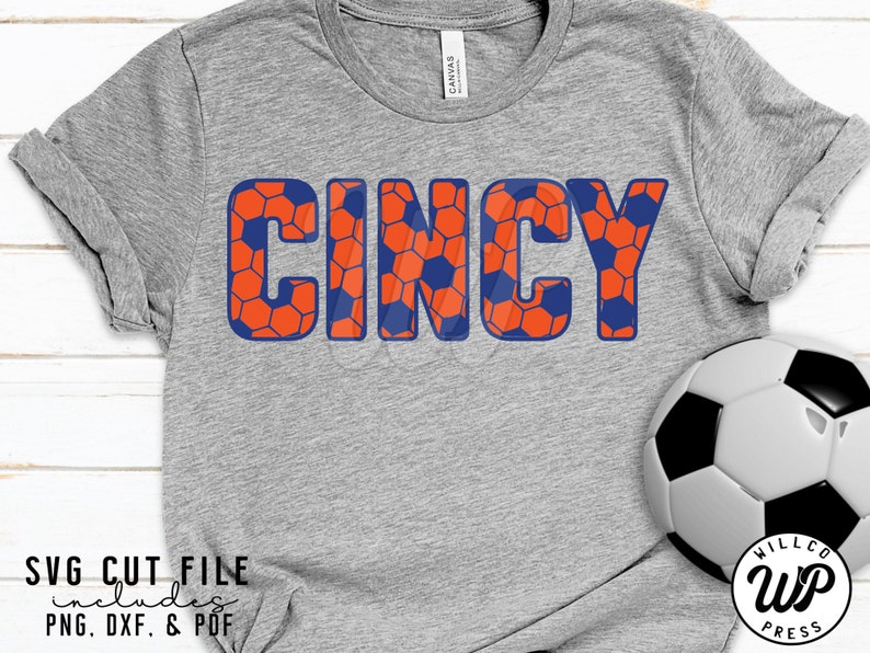 Cincy Soccer Svg, Cincinnati, Png, Dxf, Svg Files for Cricut ...