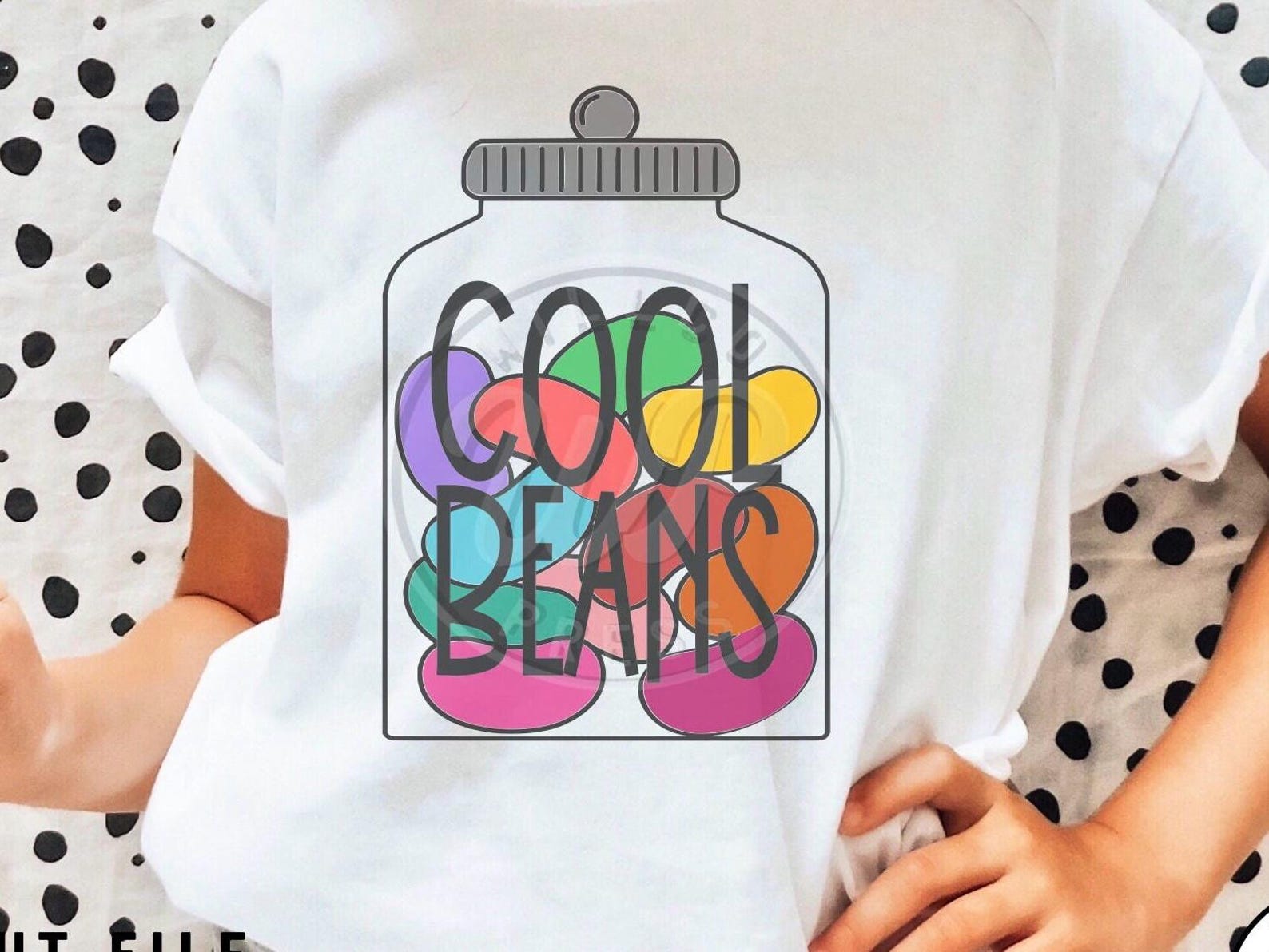 Cool Beans Svg, Jelly Beans, Kids Svg, Png, Dxf, Svg Files for Cricut ...