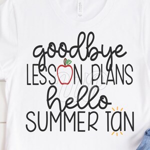 Goodbye Lesson Plans Svg, Teacher Svg, Teacher End of Year, Png, Dxf ...