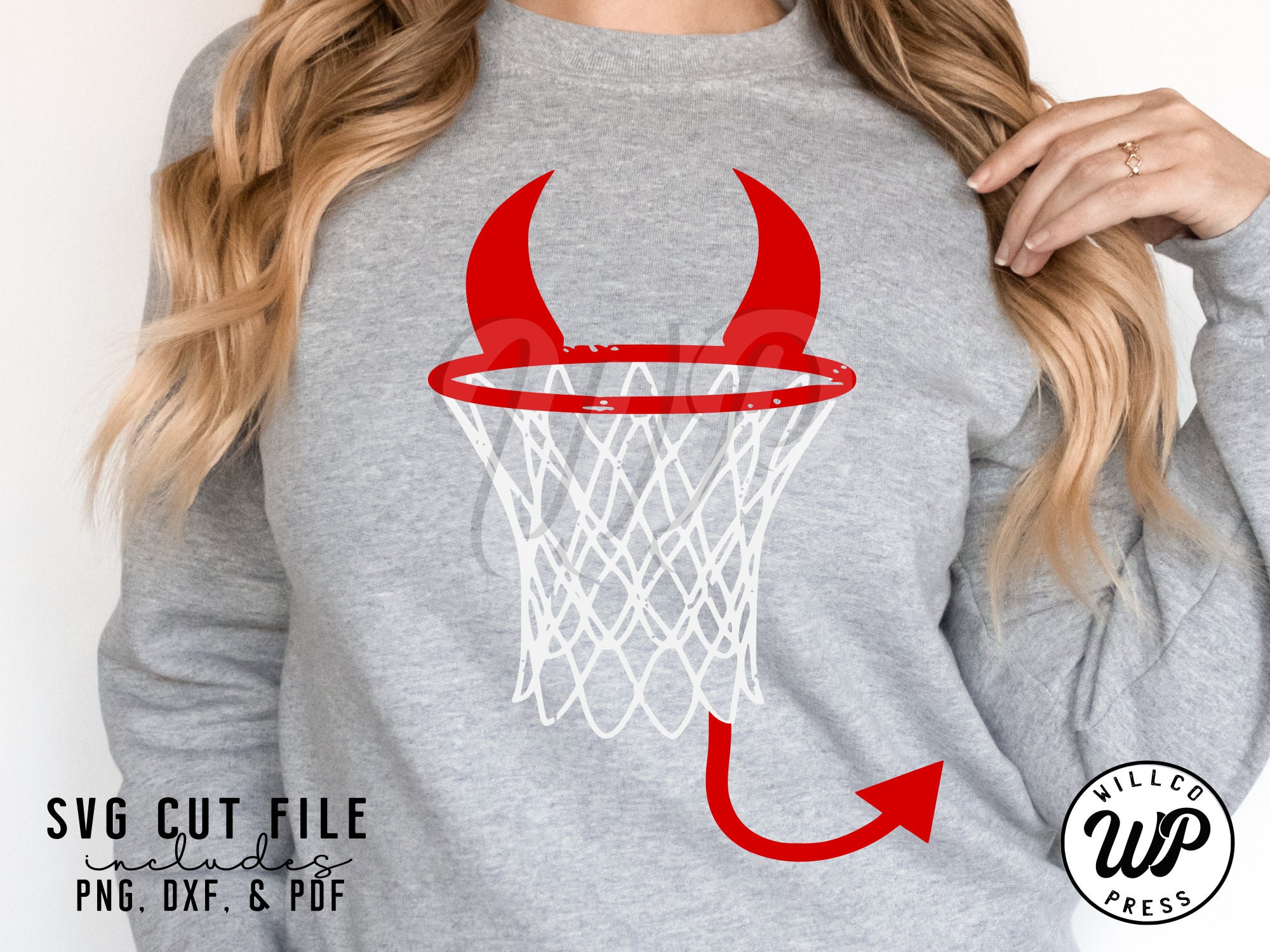 Red Devils Svg Basketball Png Dxf Svg Files for Cricut - Etsy