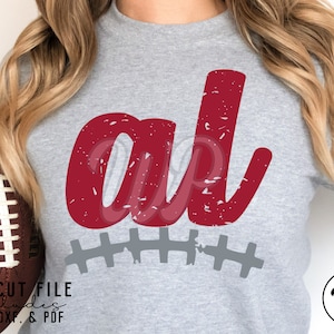 Alabama Football SVG, DXF, PNG, Grunge Distressed, Svg Files for Cricut ...