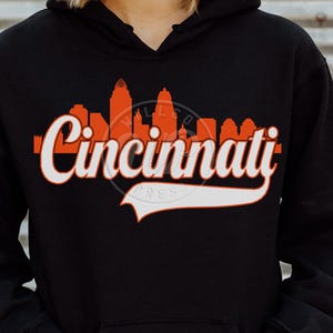Cincinnati Skyline Png, Cincy Svg, Svg Files for Cricut, Sublimination ...
