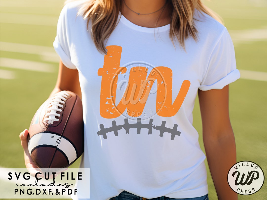 TN Football Svg, Tennessee Svg, Digital, Grunge Distressed, Png, Dxf ...