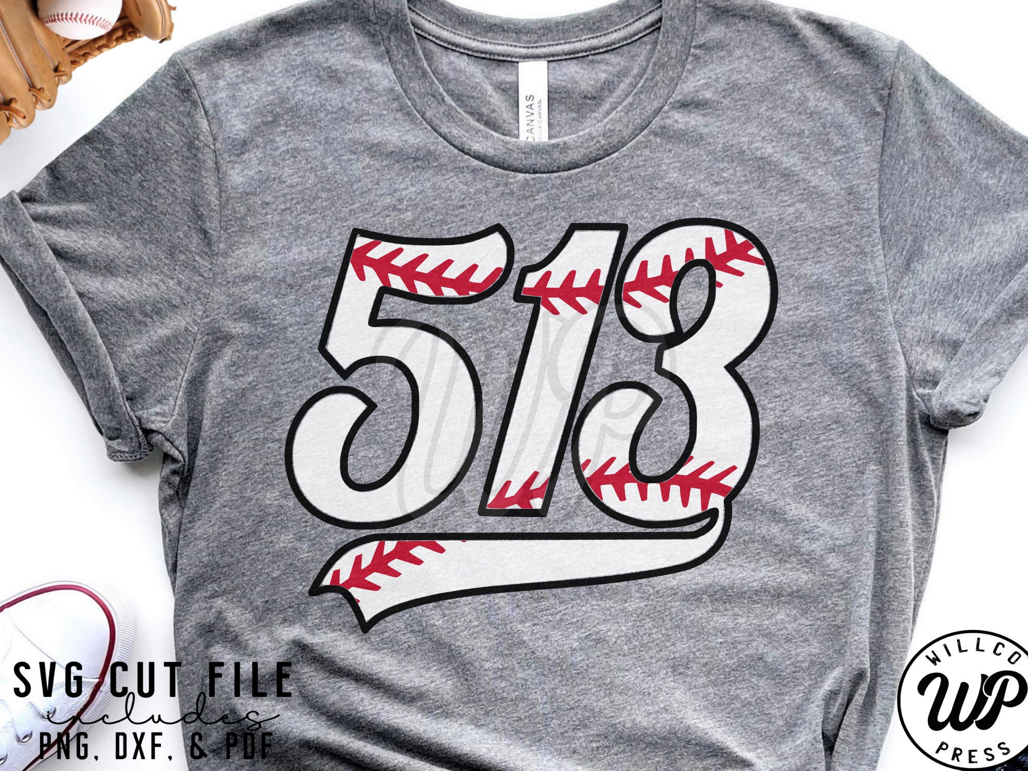513 Svg, Cincinnati Baseball, Softball, Png, Dxf, Svg Files for Cricut ...