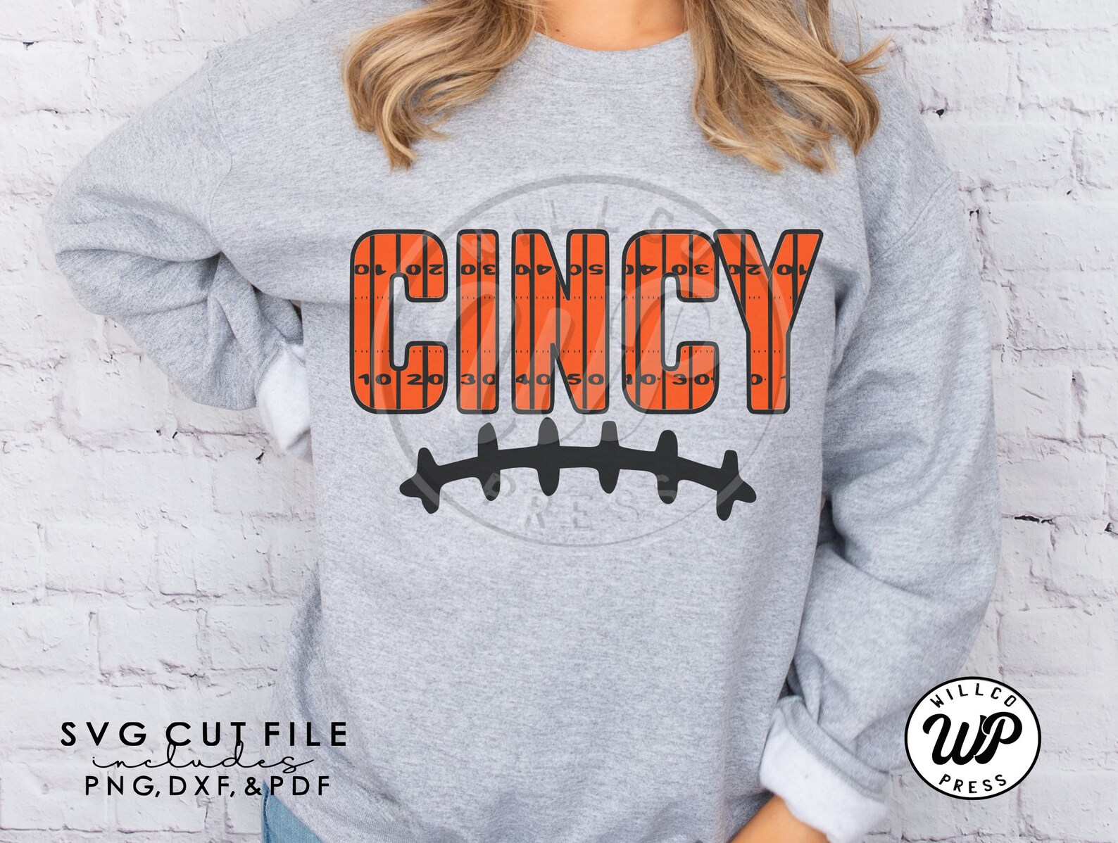Cincy Football Svg, Cincinnati Field, Png, Dxf, Svg Files for Cricut ...