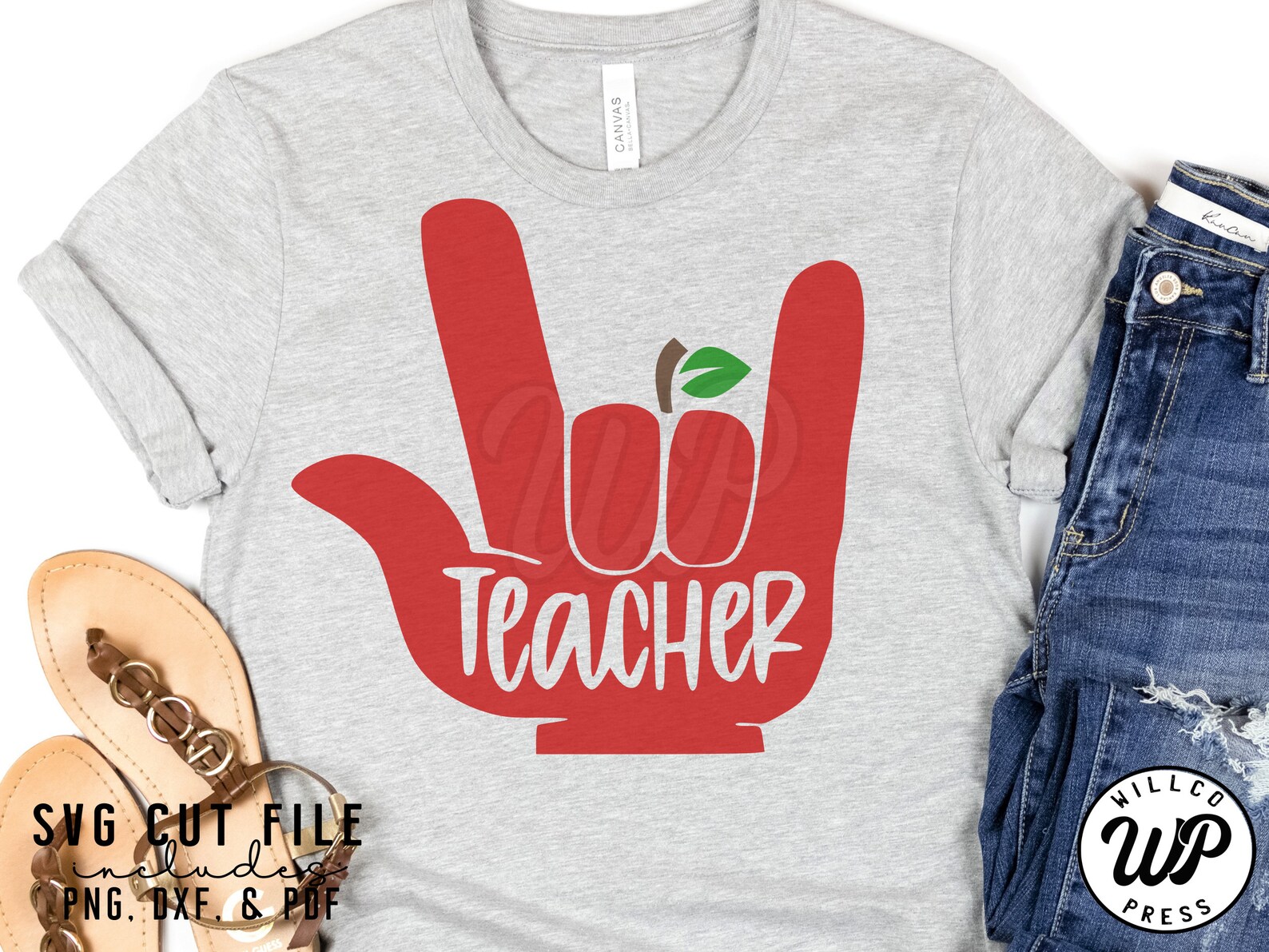 Teacher Svg, Love Svg, Sign Language, Appreciation Week, Png, Dxf, Svg ...